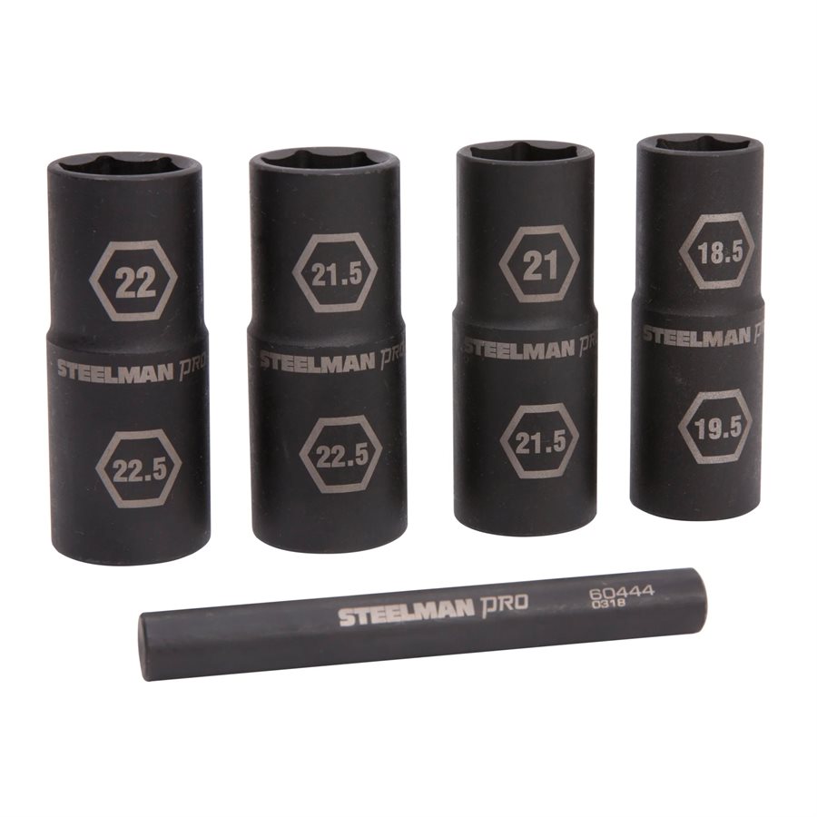 5PC HALF SIZE FLIP SOCKET SET