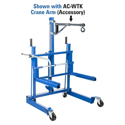 0.5 TON AC HYDRAULIC WHEEL TROLLEY FOR VANS, TRUCKS AND BUSES