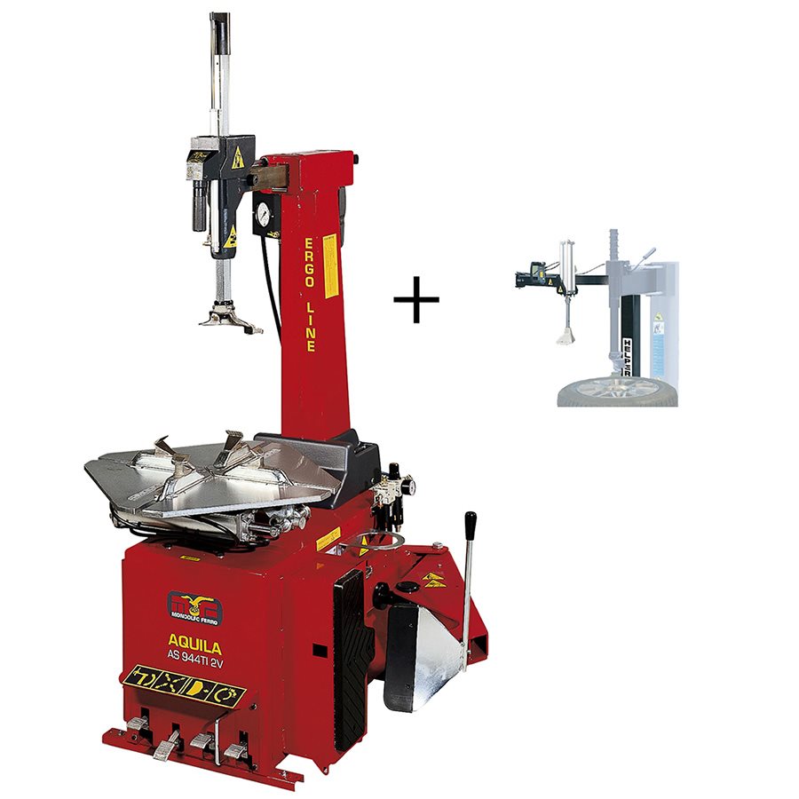 AS944TI SUPER-AUTOMATIC TILT BACK TIRE CHANGER WITH SX1 HELPER ARM