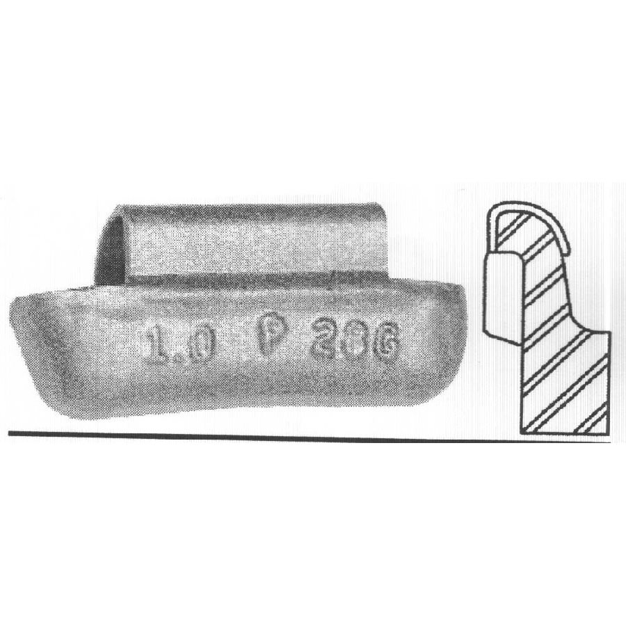 Lead Clip-On Wheel Weights