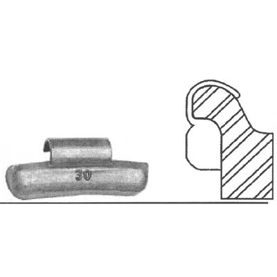 Lead Clip-On Wheel Weights