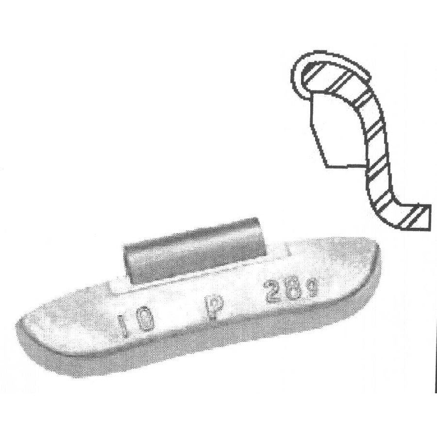 Lead Clip-On Wheel Weights